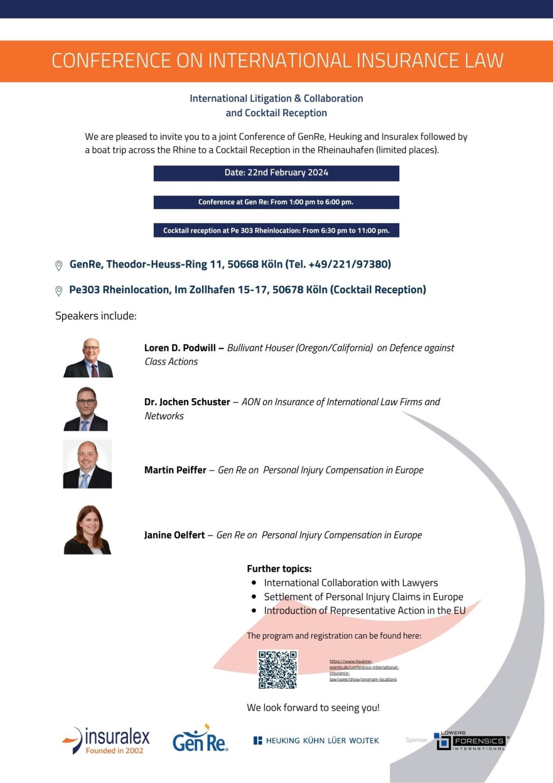 Conference on International Insurance Law and Cocktail Reception - 2024 ...